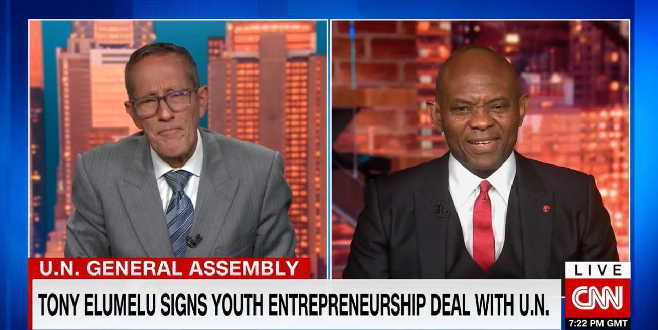 Watch my interview with CNN's Richard Quest - Tony O. Elumelu